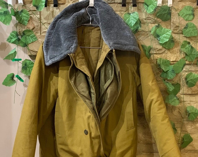 Soviet Tank Pea Jacket With Removable Lining Winter Military | Etsy