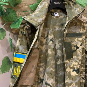 Ukrainian Military Fleece Combat Jacket, Field Tactical Fleece Jacket ...