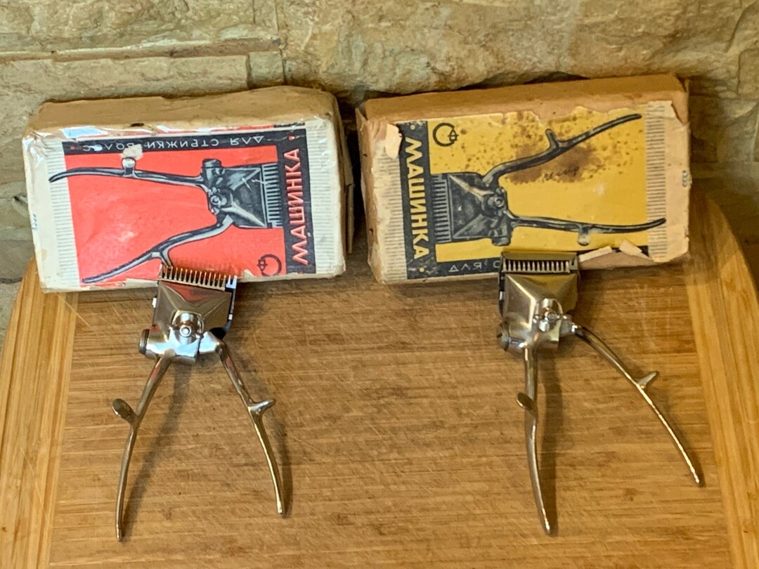 Vintage Manual Hair Clippers, Old Working Hand Trimmer, Manual Berber ...