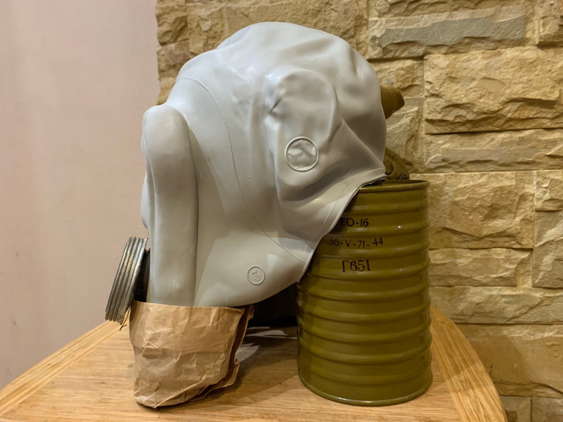 Very Rare Shms White Gas Mask Officer Army Gas Mask | Etsy UK
