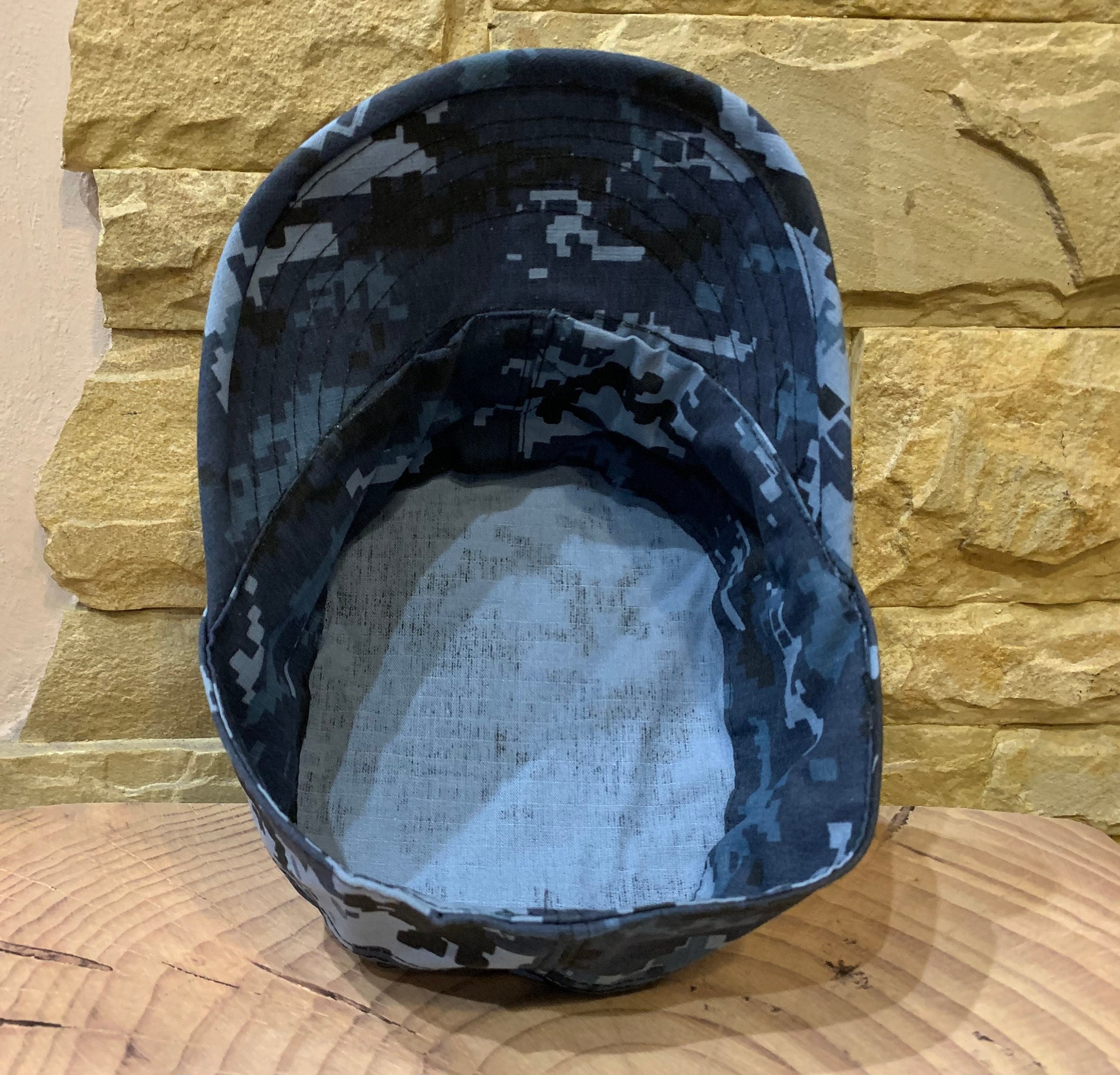 Ukrainian NAVAL Cap Camouflage Color, Military Camo Blue Pixel Mm-16f ...