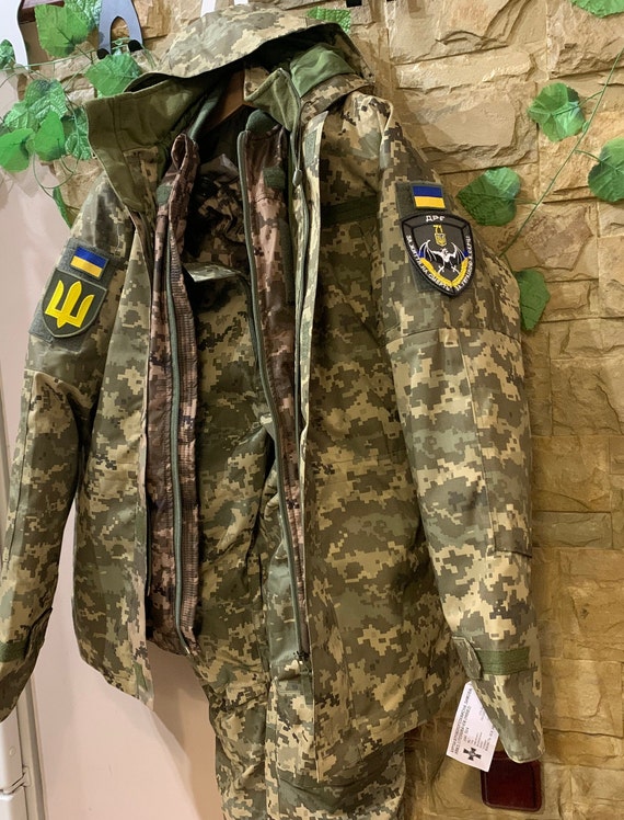 Genuine Winter Ukrainian Army combat lined suit , Mil… - Gem