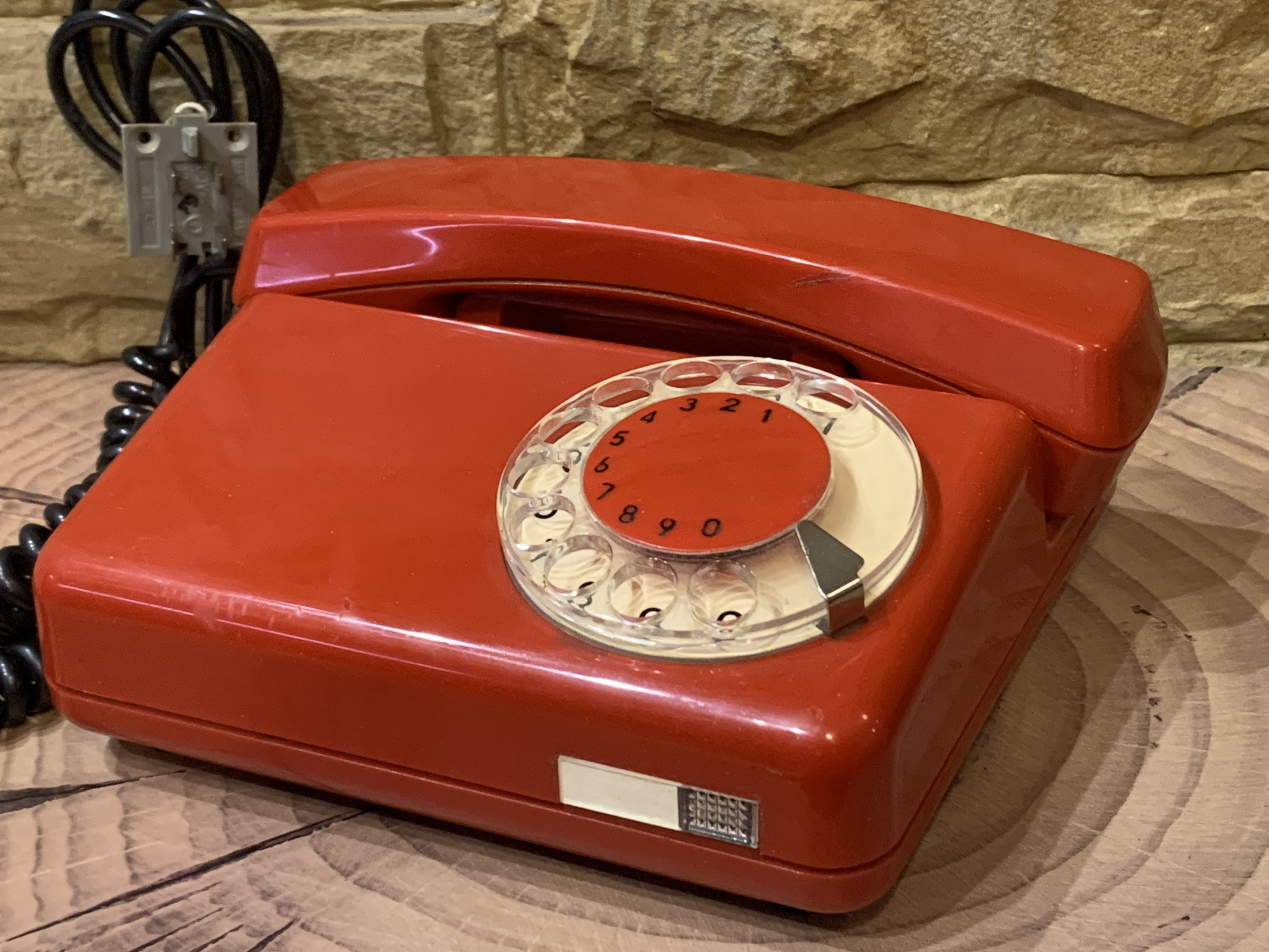 Rare Antique Dialing Telephone Red Soviet Old Telephone - Etsy