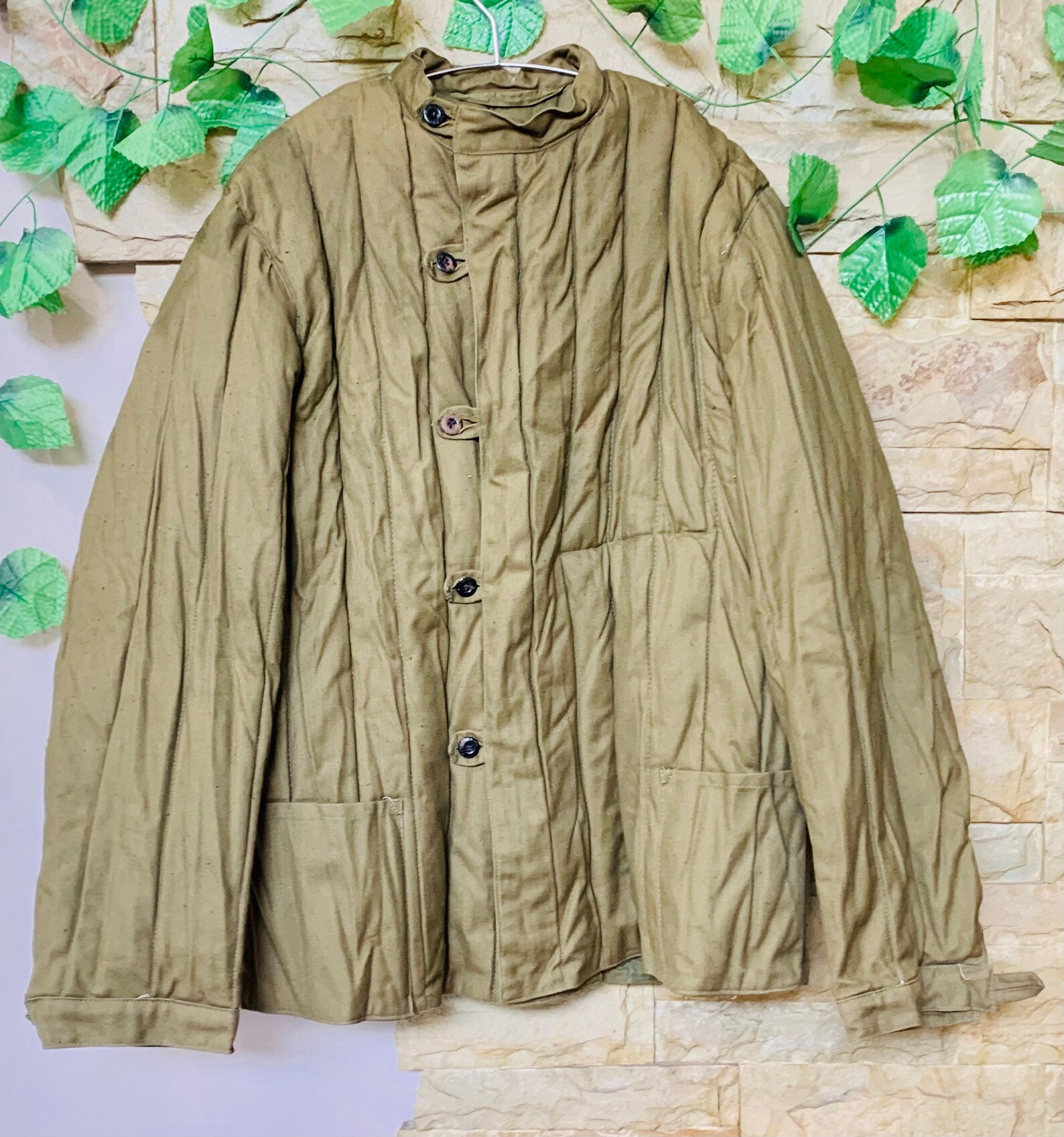 Winter wadded jacket Soviet Army Quilted jacket of the Soviet | Etsy