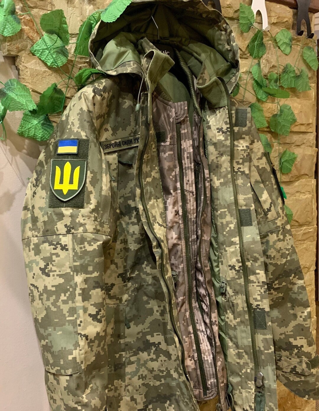 Military Jacket Ukrainian Army With Lining, Camouflage 2-piece Parka ...