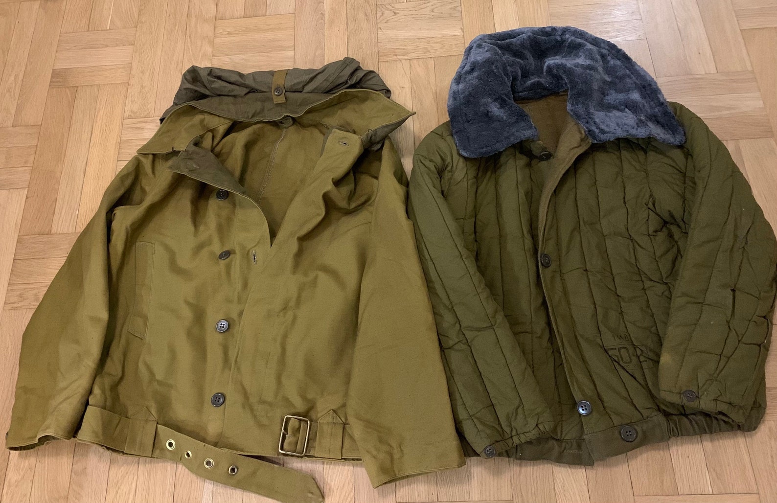 Soviet Tank Pea Jacket With Removable Lining, Winter Military Jacket ...