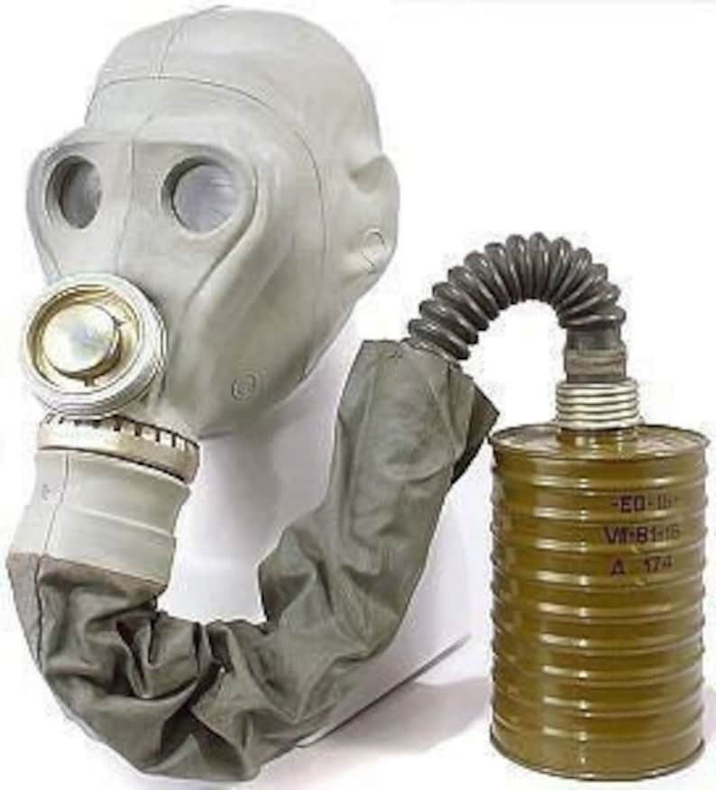 Rare Vintage Soviet PRV-U Gas Mask Set USSR Strategic Missile Forces ...