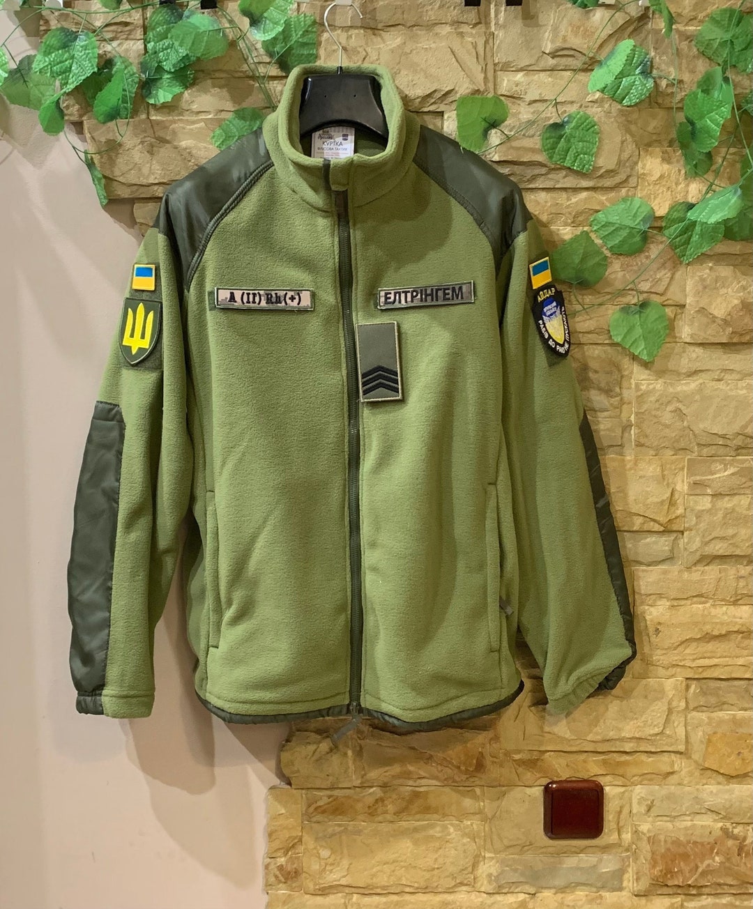 Ukrainian Military Fleece Combat Jacket, Field Tactical Fleece Jacket ...