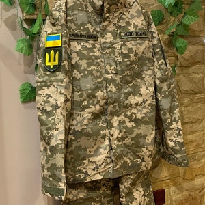 Ukrainian Field Uniform MM14 Pixel Camo – Summer Jacket & Pants Set - Etsy