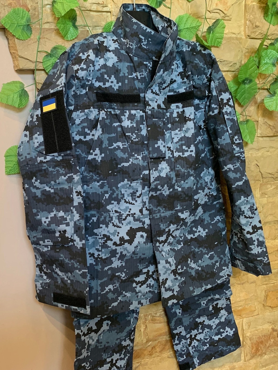 Ukrainian Navy Combat Suit, Jacket and Pants Uniform of the Naval ...
