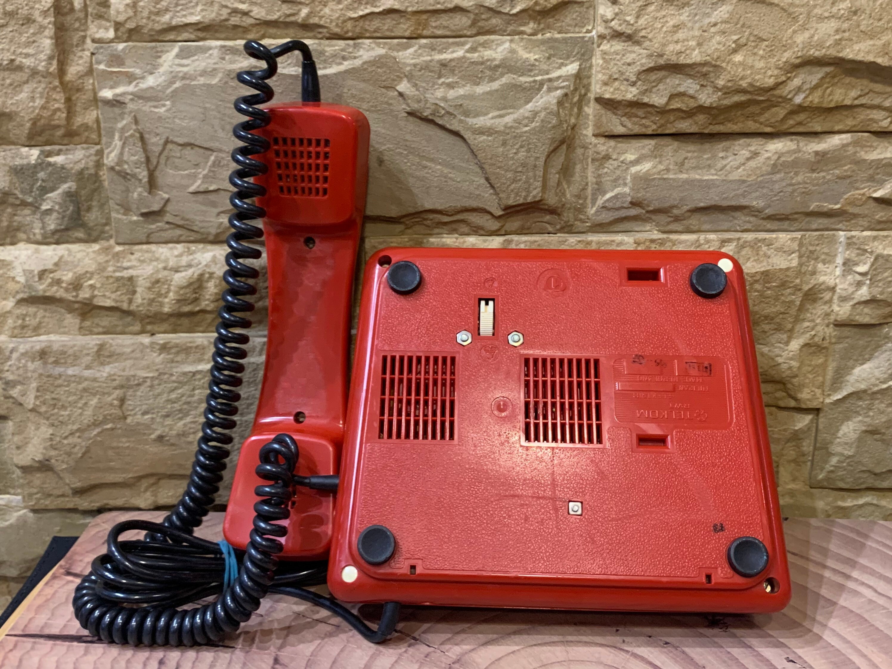 Rare Antique Dialing Telephone Red Soviet Old Telephone - Etsy