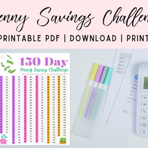 Penny Saving Challenge | 150 Day Challenge | Money Saving Challenge ...