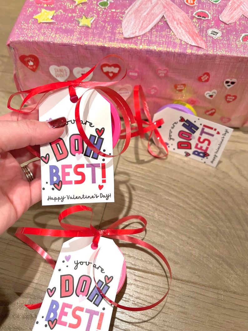 You Are DOH Best Printable Gift Tag| Play Doh Gift Tag | Kids Gift Tag ...