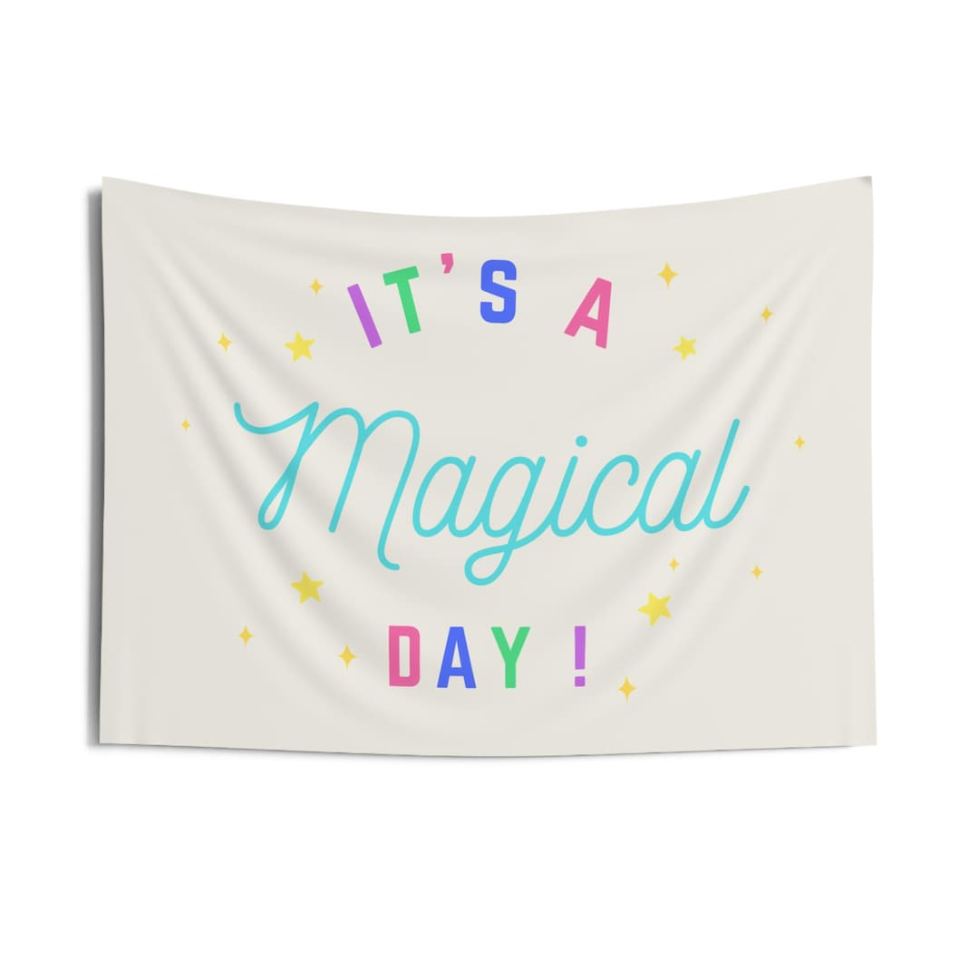 It's A Magical Day Multicolor Banner - Etsy