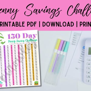 Penny Saving Challenge | 150 Day Challenge | Money Saving Challenge ...