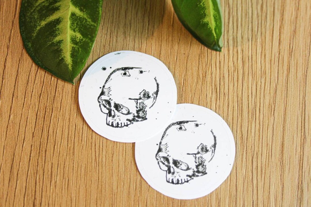 SKULL Sticker Set - Etsy