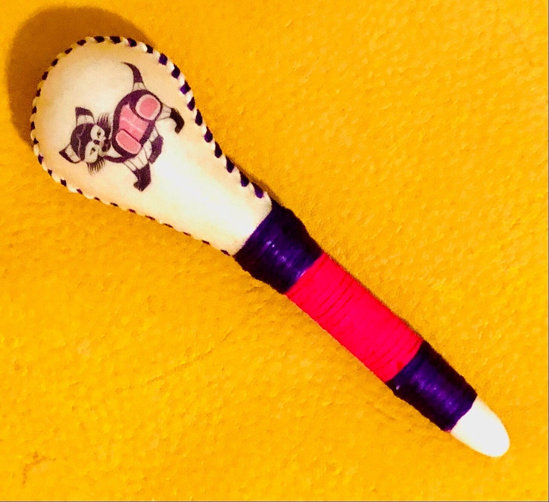 Deer Hide Rattle With Image Small - Etsy