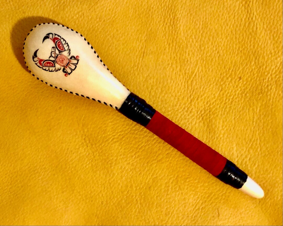 Deer Hide Rattle With Image - Etsy