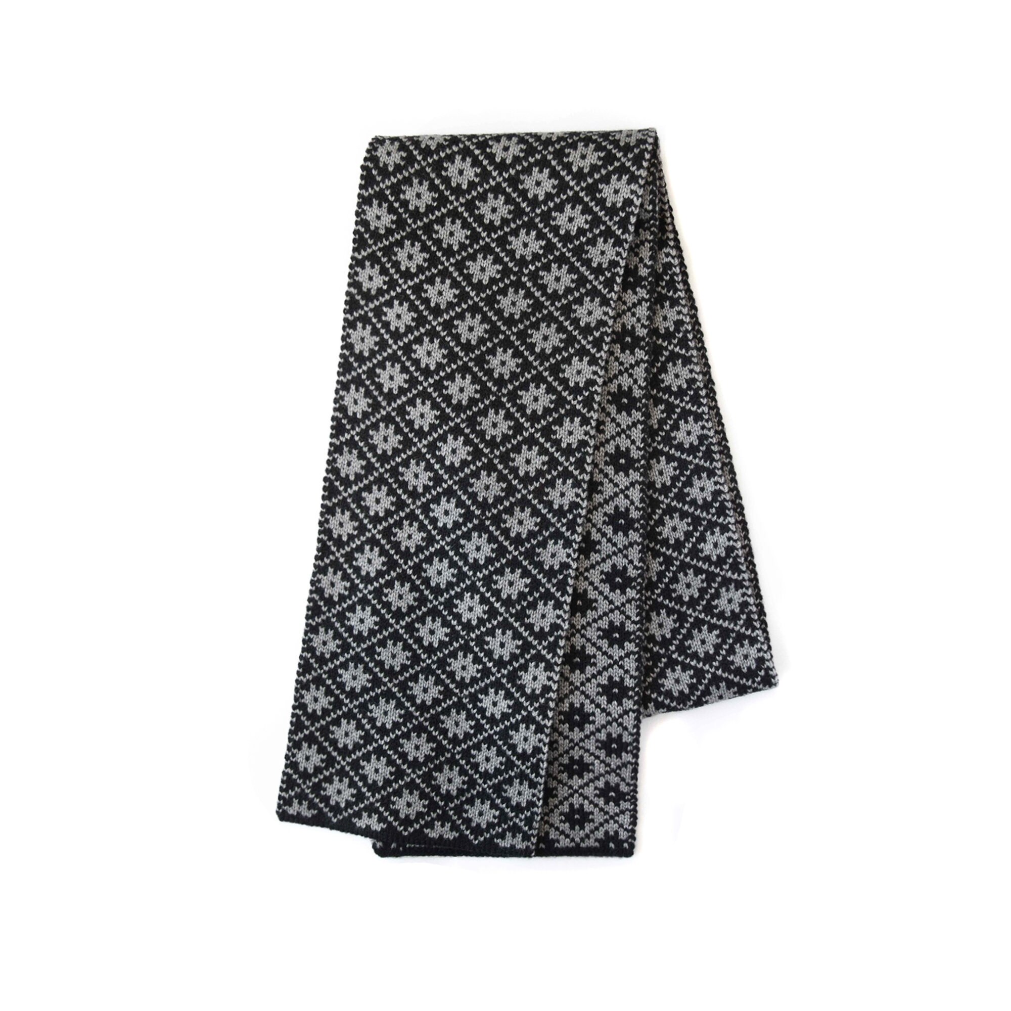 Two Sided Color Scarf Thick Scandinavian Winter Scarf Navy and - Etsy