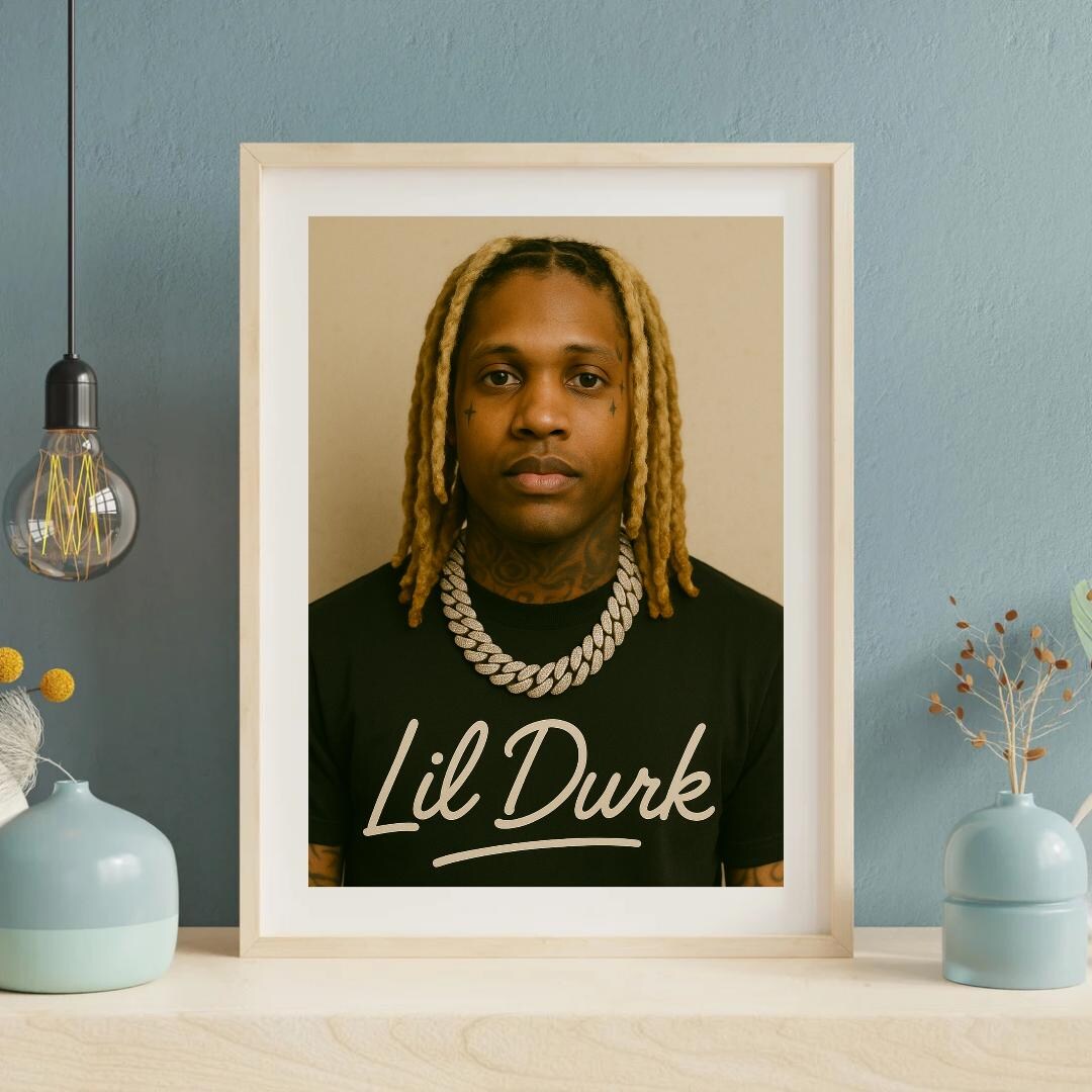 Lil Durk Fan Art Print – 6x8 Glossy Photo Paper | Rap Star Poster ...