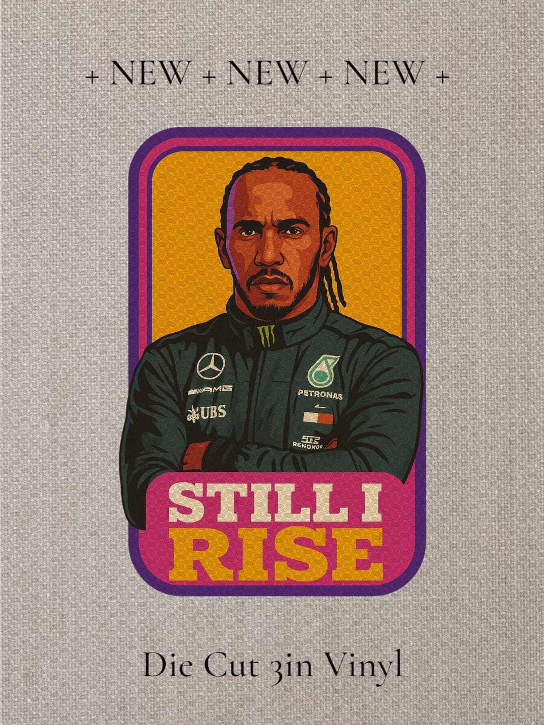 Lewis Hamilton Still I Rise Sticker – Motivational F1 Racing Vinyl ...