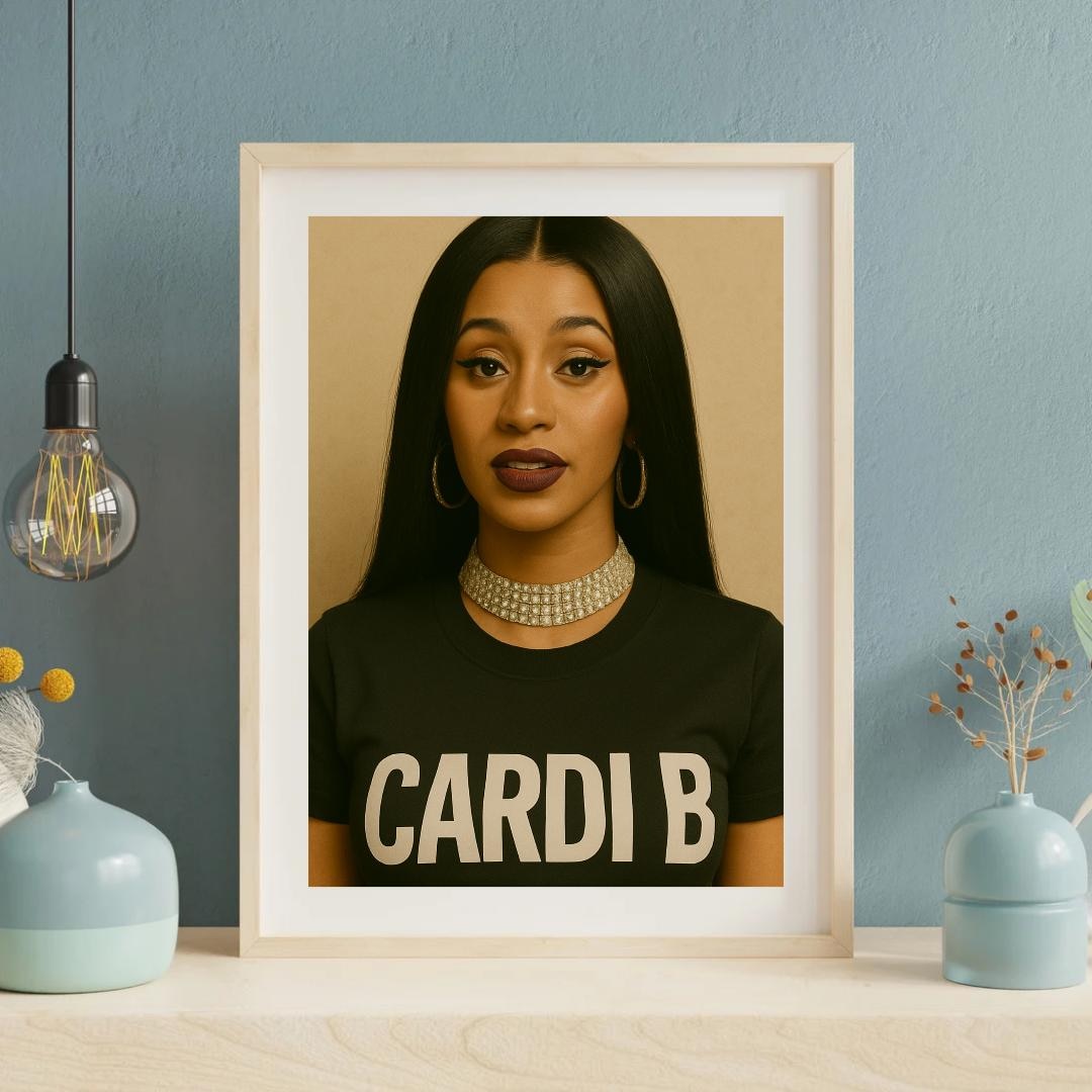 Cardi B Fan Art Print – 6x8 Glossy Photo Paper | Rap Queen Poster ...