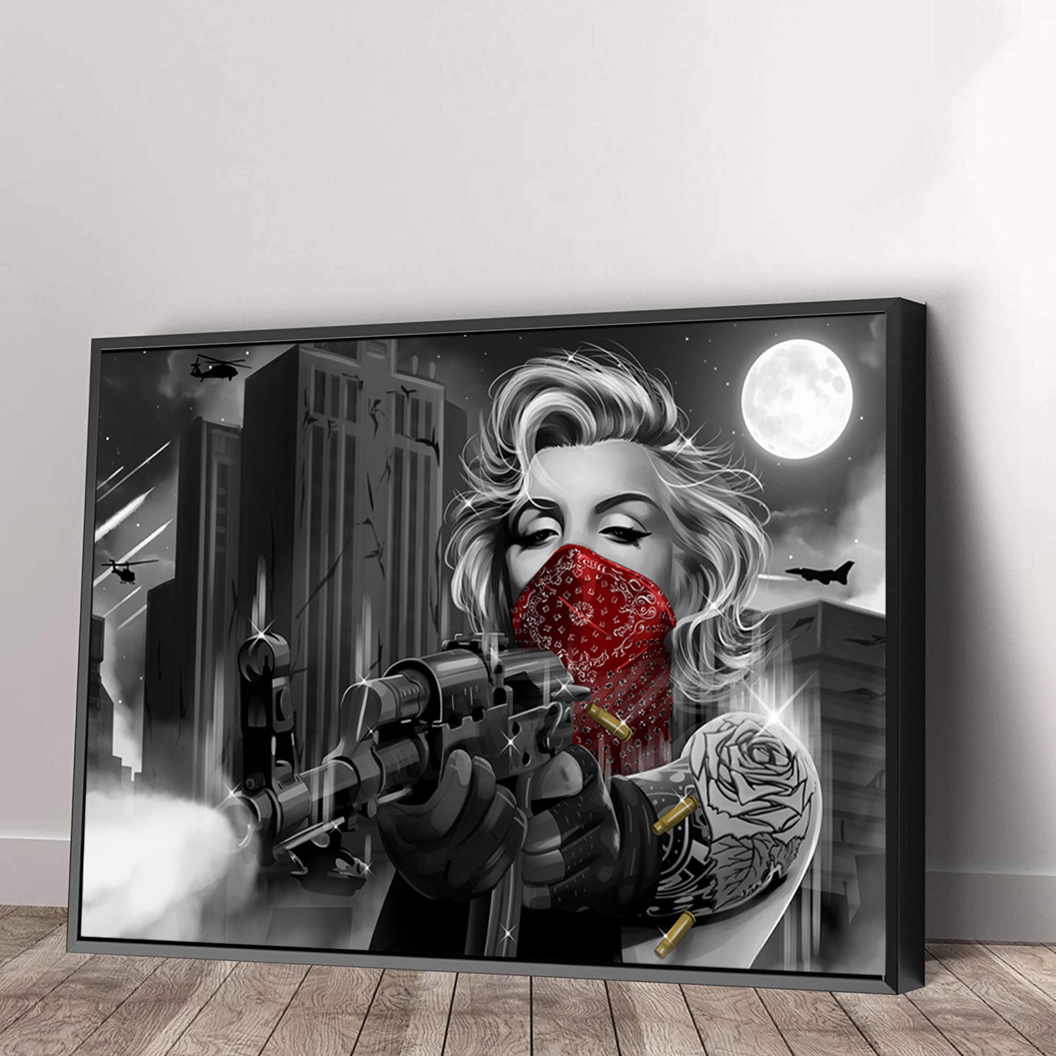Gangster Marilyn Monroe Poster