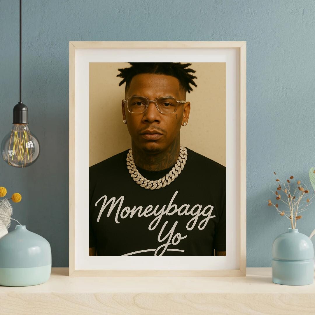 Moneybagg Yo Fan Art Print – 6x8 Glossy Photo Paper | Rap Star Poster ...