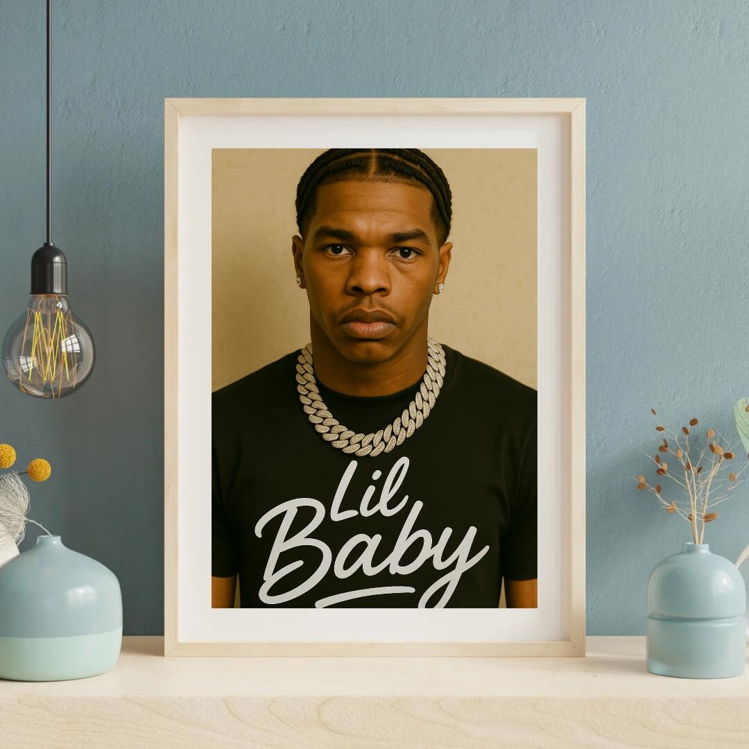 Lil Baby Fan Art Print – 6x8 Glossy Photo Paper | Hip-hop Rap Star ...