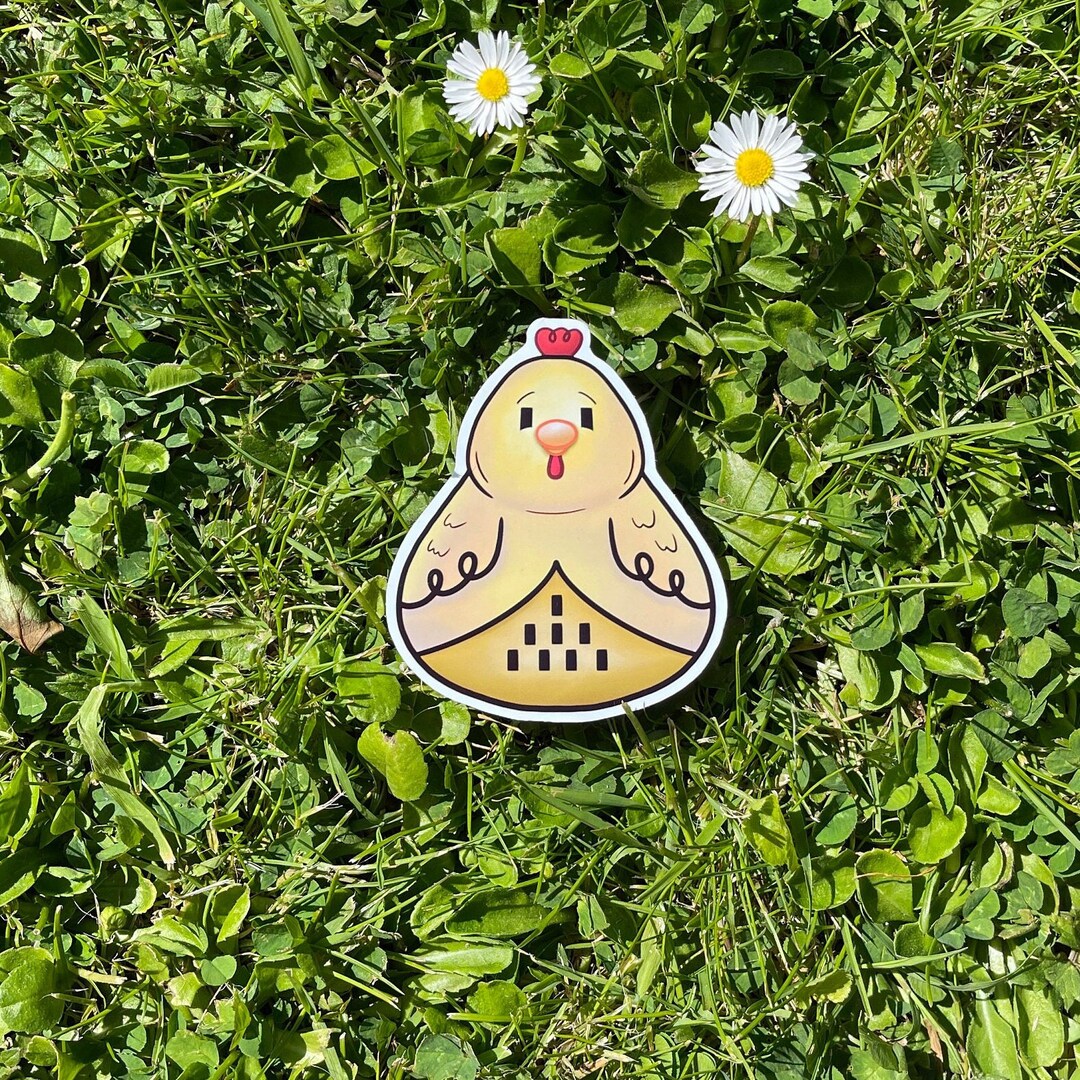 Large Golden Chicken Sticker Stardew Valley SDV Cozy Gamer Vibes ...