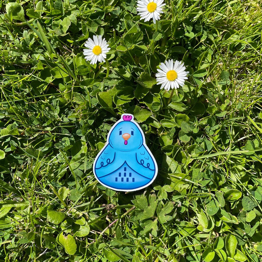Small Blue Chicken Sticker Stardew Valley SDV Cozy Gamer Vibes Farming ...