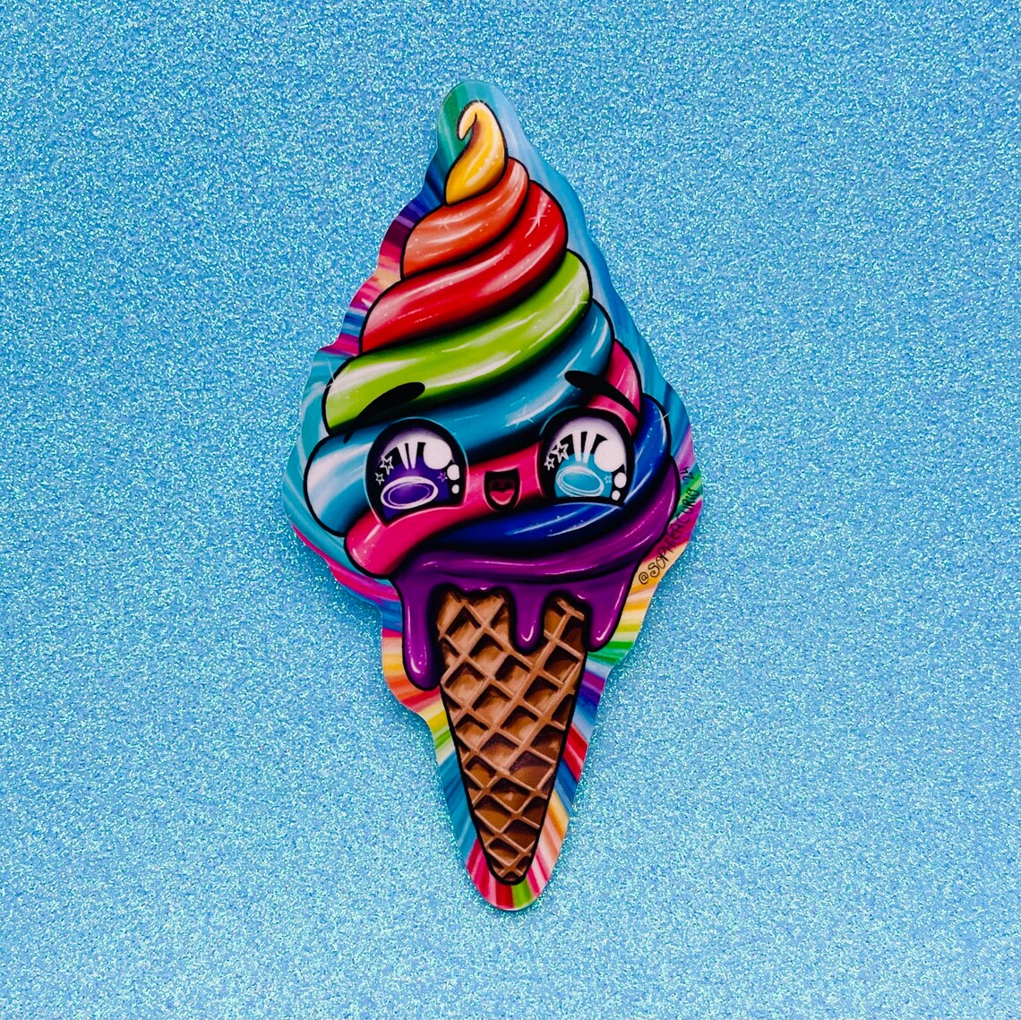 Icecream Dopamine - Cute - Sticker - Laptop - Journalling - Diary ...