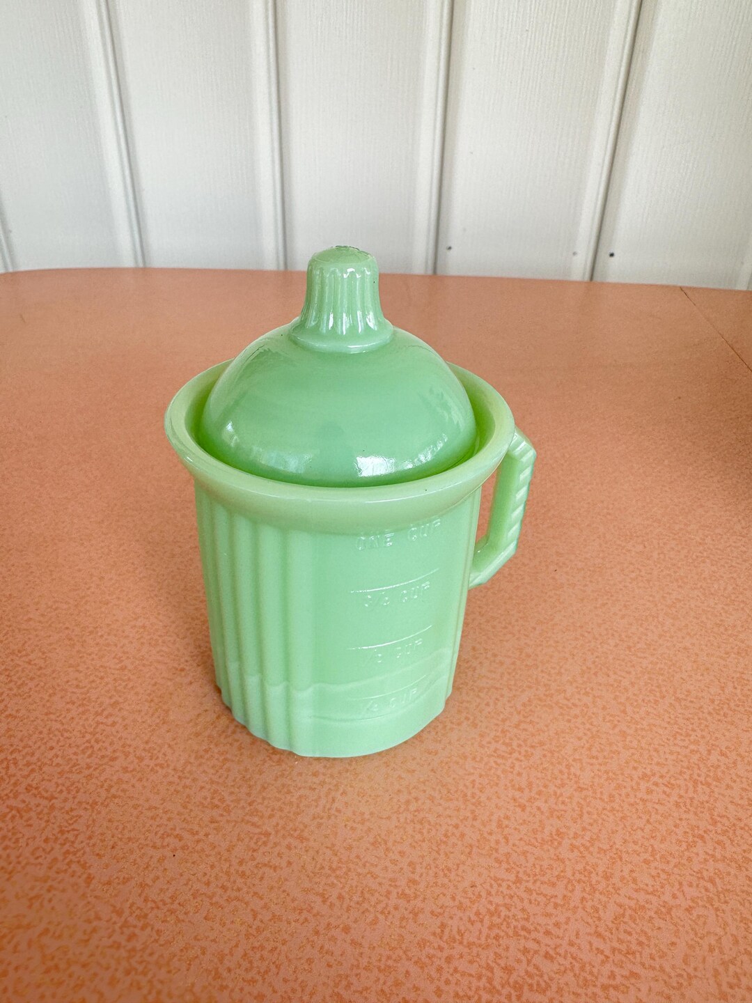 Mosser Jadeite Measuring Cup With a Lid, Cups and Oz, Perfect Condition ...