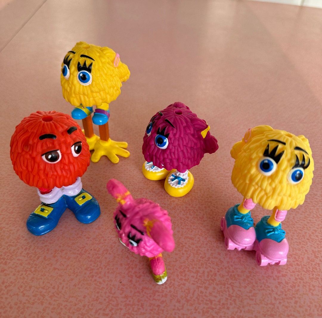 Set of 5 Funny Fry 1980s Mcdonald's Happy Meal Toys Fry Guy Zzz Baby ...
