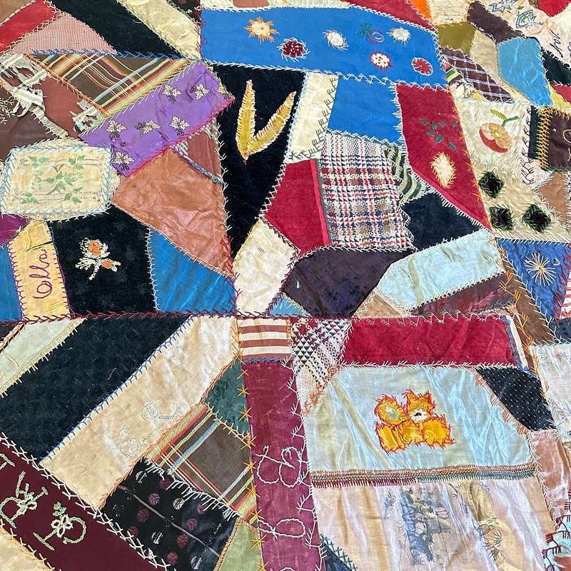 Crazy Quilt - Etsy