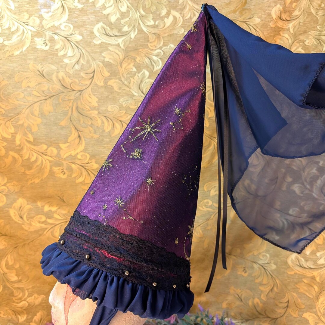 The Stargazer Hennin- Medieval Princess Hat - Etsy