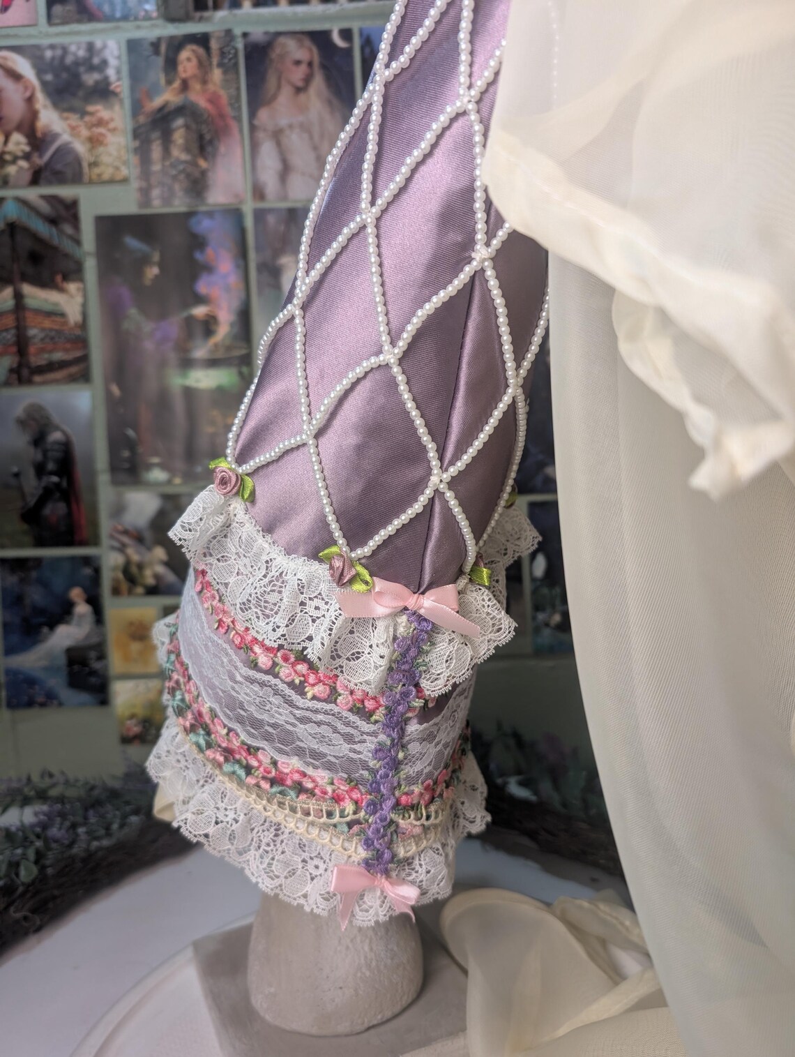 The Purple Posey Hennin- Princess Hat - Etsy