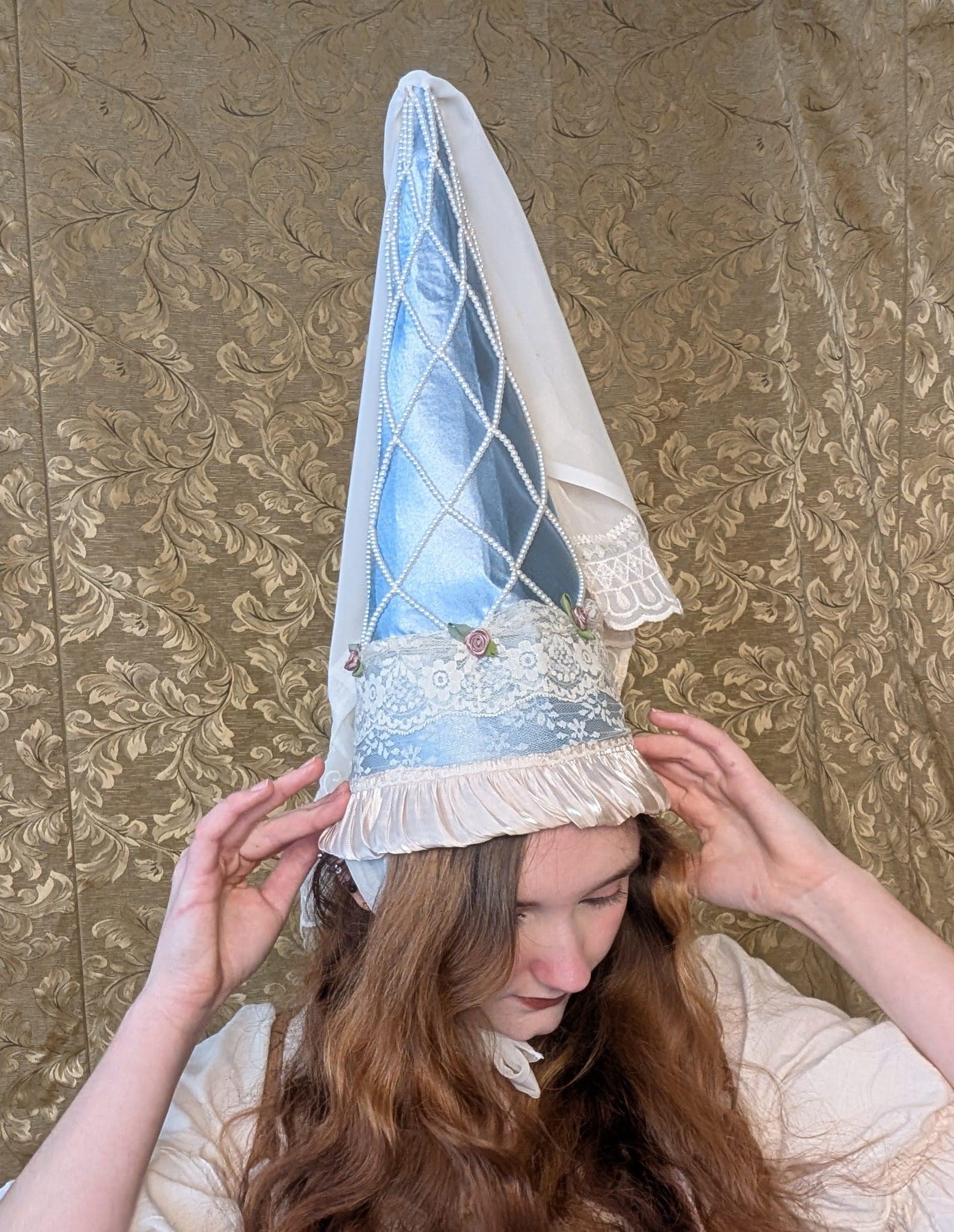 Custom Princess Hat -medieval Hennin Hat - Etsy