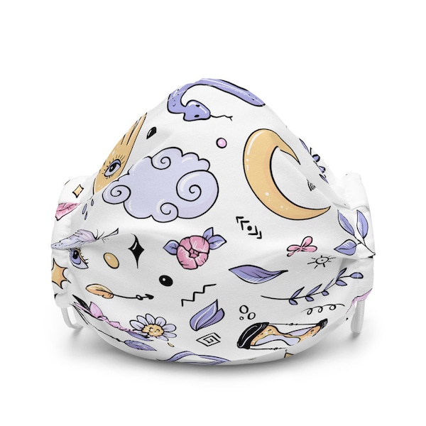 Crescent Moon Mask - Etsy