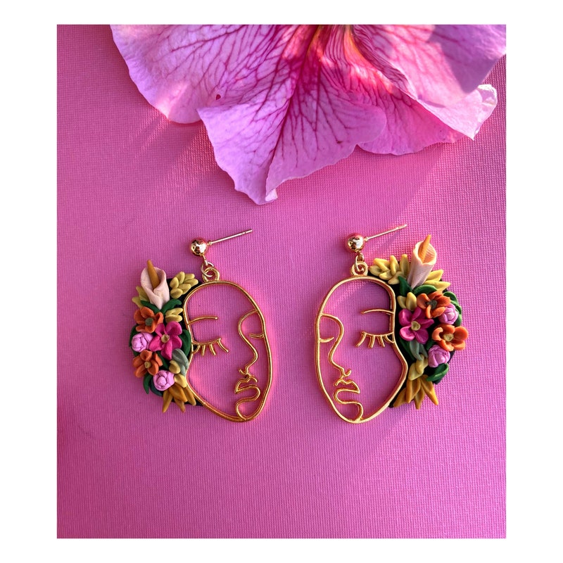 Abstract Earrings - Etsy