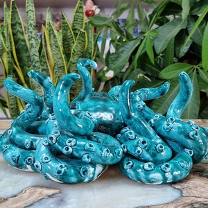 Sicilian Artisan Ceramic Octopus, Unique Pieces, Sicilian Ceramics ...