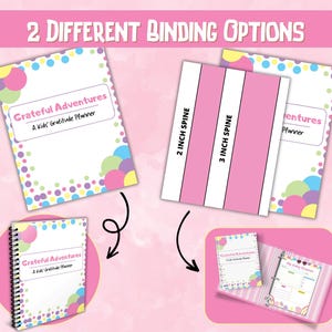 PRINTABLE Pink Kids Gratitude Planner and Journal Bundle, Gratitude ...