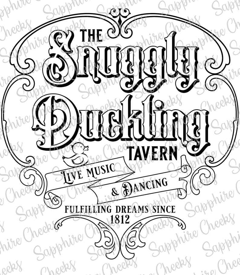 Snuggly Duckling | Digital File: PNG | ***personal Use Only*** - Etsy