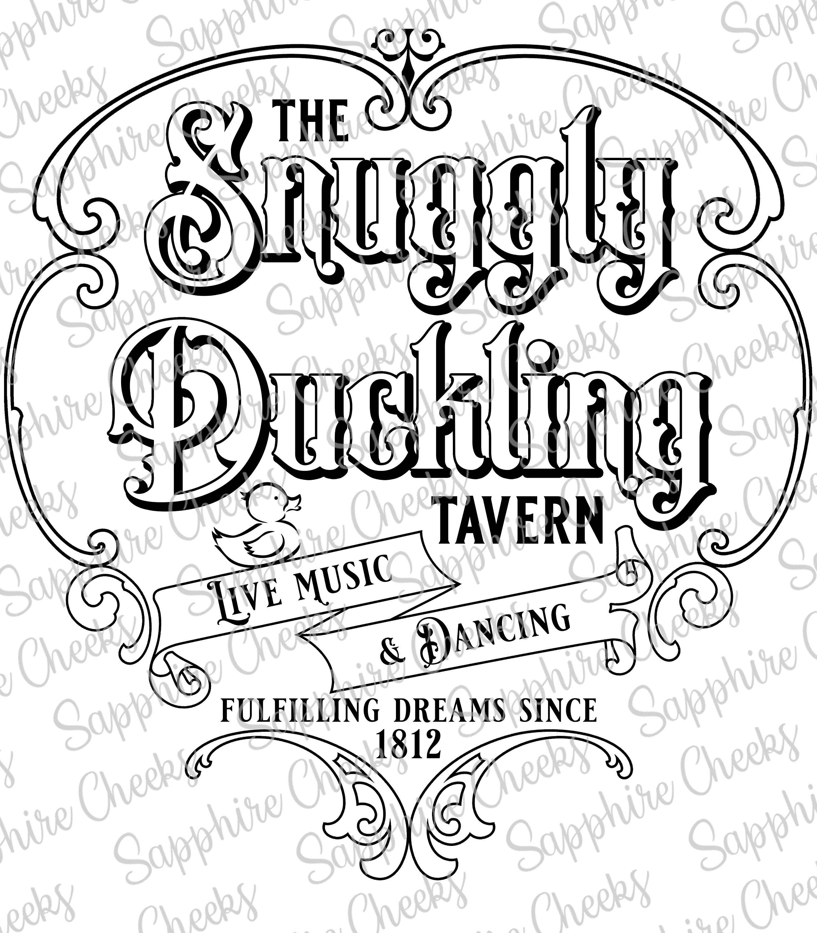 Snuggly Duckling | Digital File: PNG | ***personal Use Only*** - Etsy UK