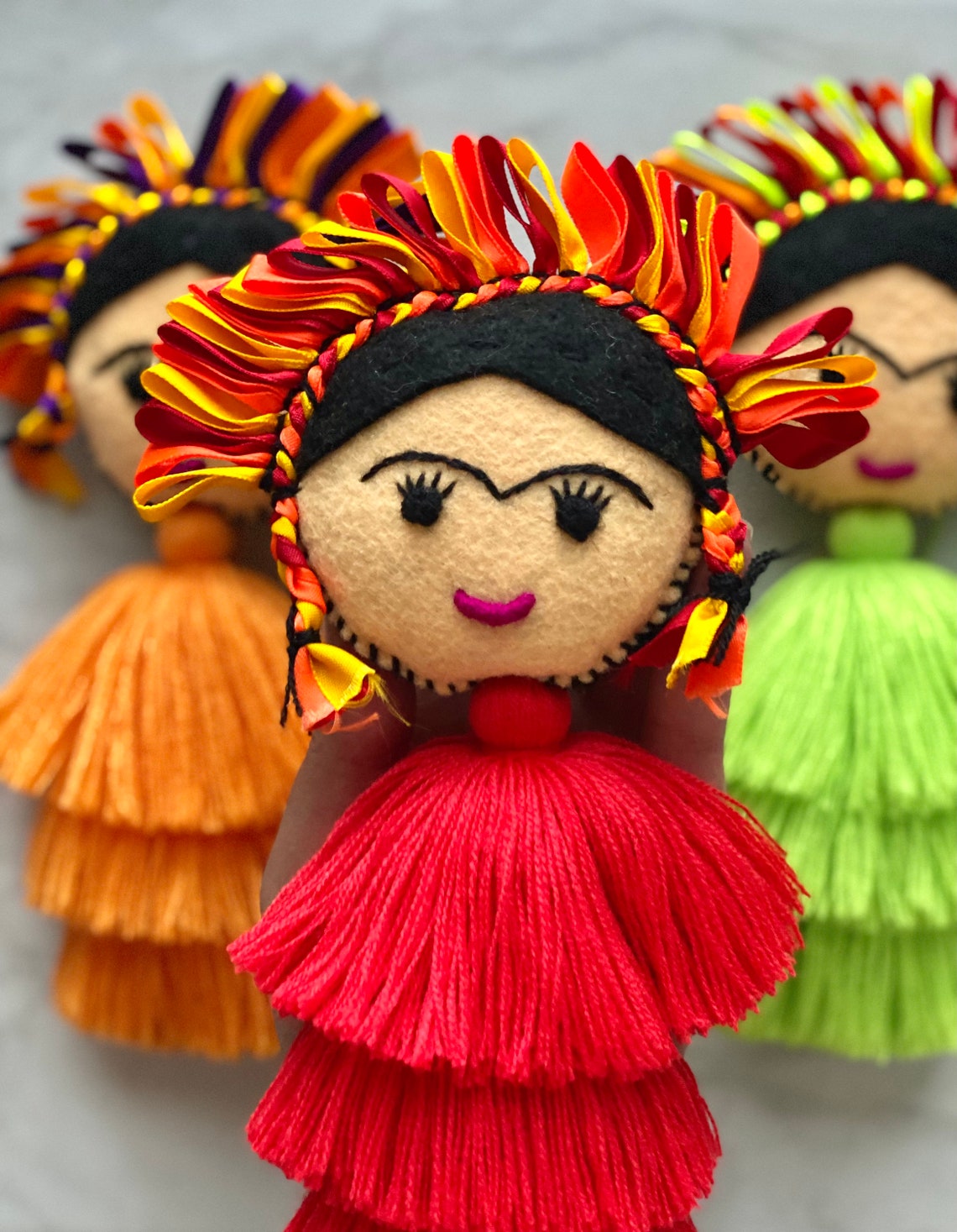 Muñeca Maria Tassel: Colorful Embroidered Mexican Doll - Etsy