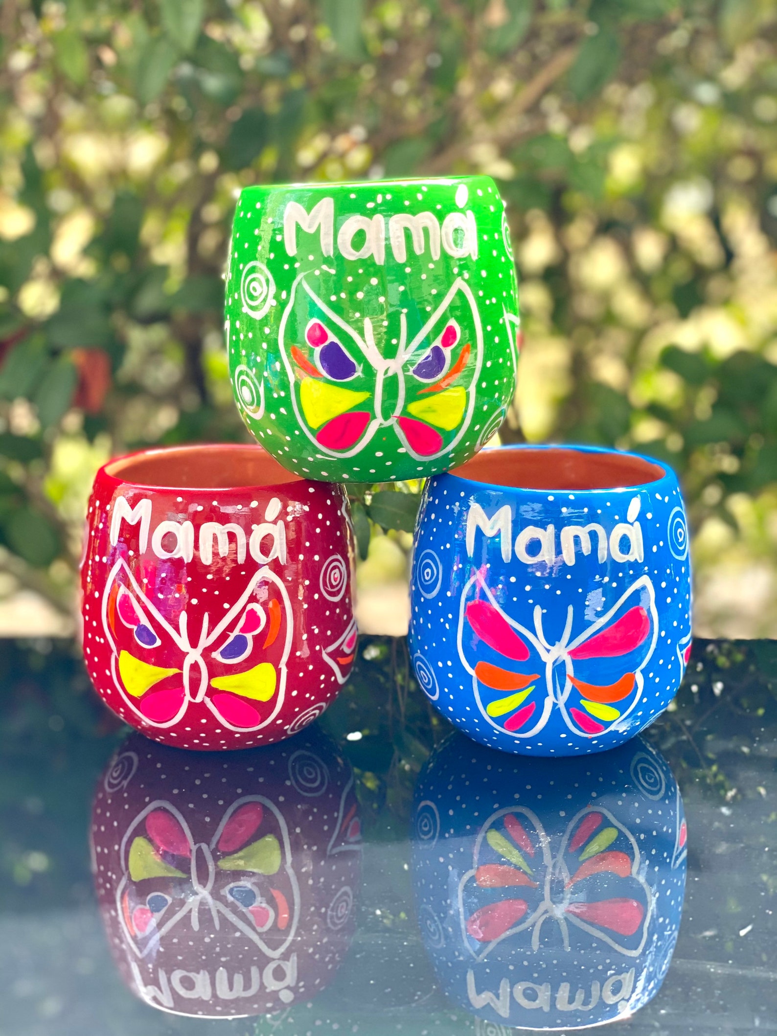 Mamá Mug Hand Painted Mama Mug Hand Painted Ceramic Mug | Etsy