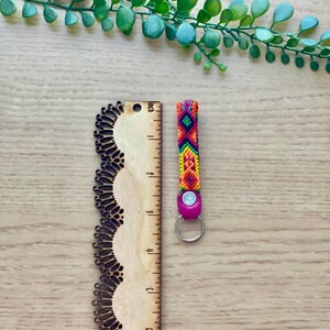 Weaved Keychains, Leather Keychain for Men, Leather Mens Keychain ...