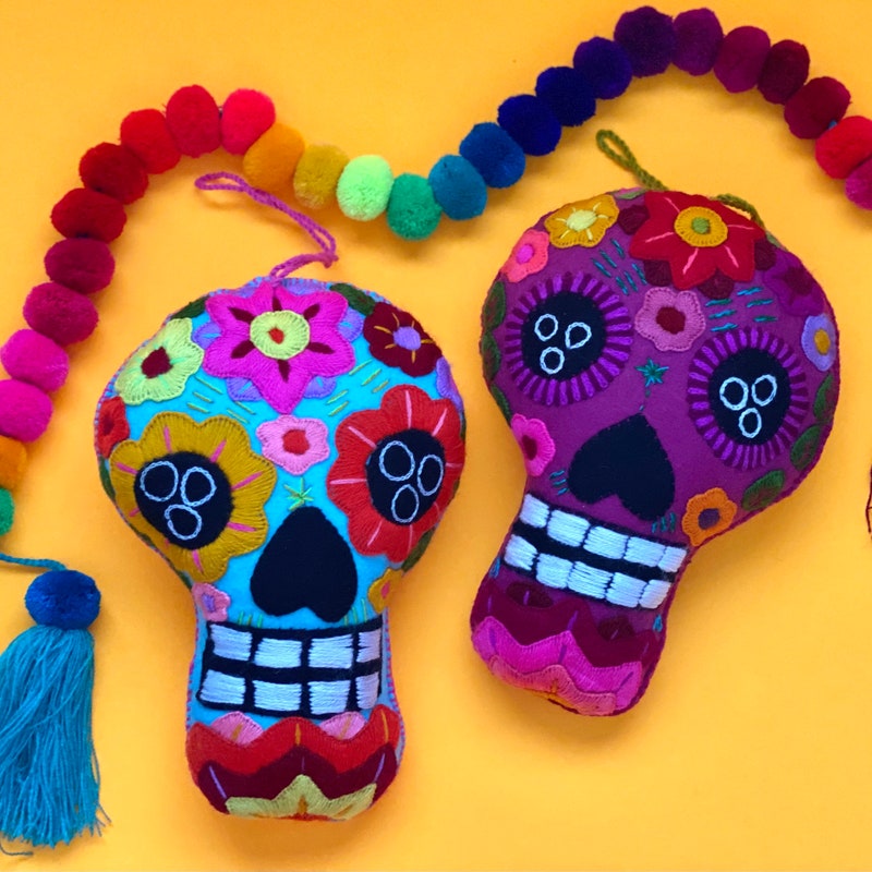 Handmade Skull Pillow - Etsy