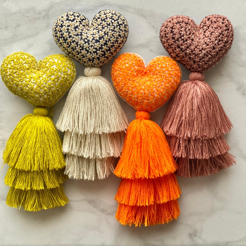 Embroidered Heart - Etsy