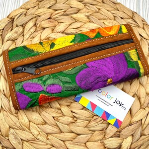 Embroidered Wallet, Floral Embroidery Wallet, Wallet Women, Gift for ...